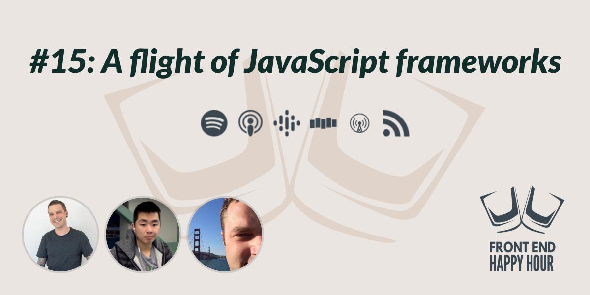 A flight of JavaScript frameworks